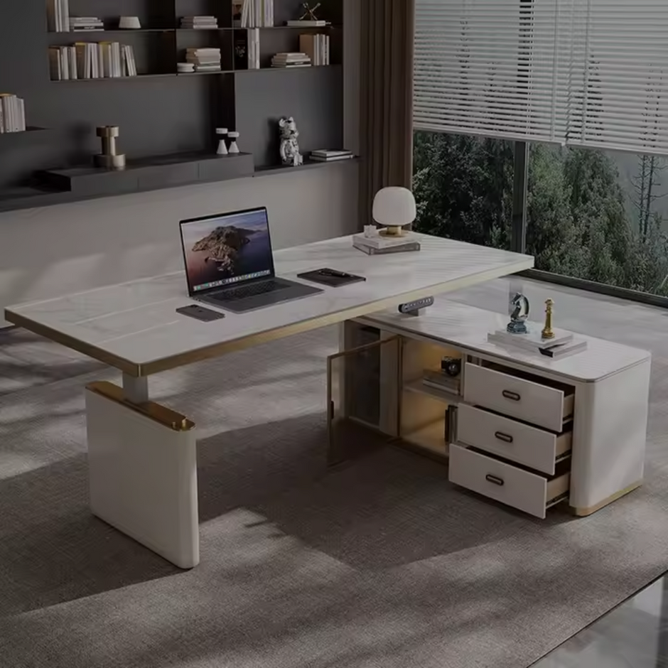 Height Adjustable Manual Standing Desk | Essential Series